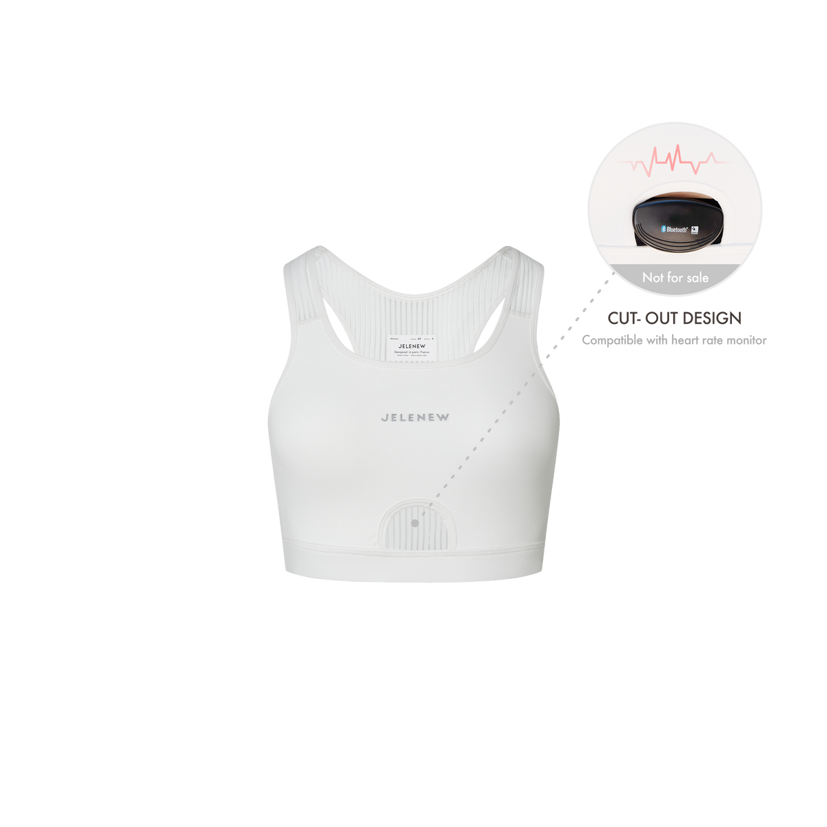 Medium Support Cut-out Bra - Sports Bra | Jelenew